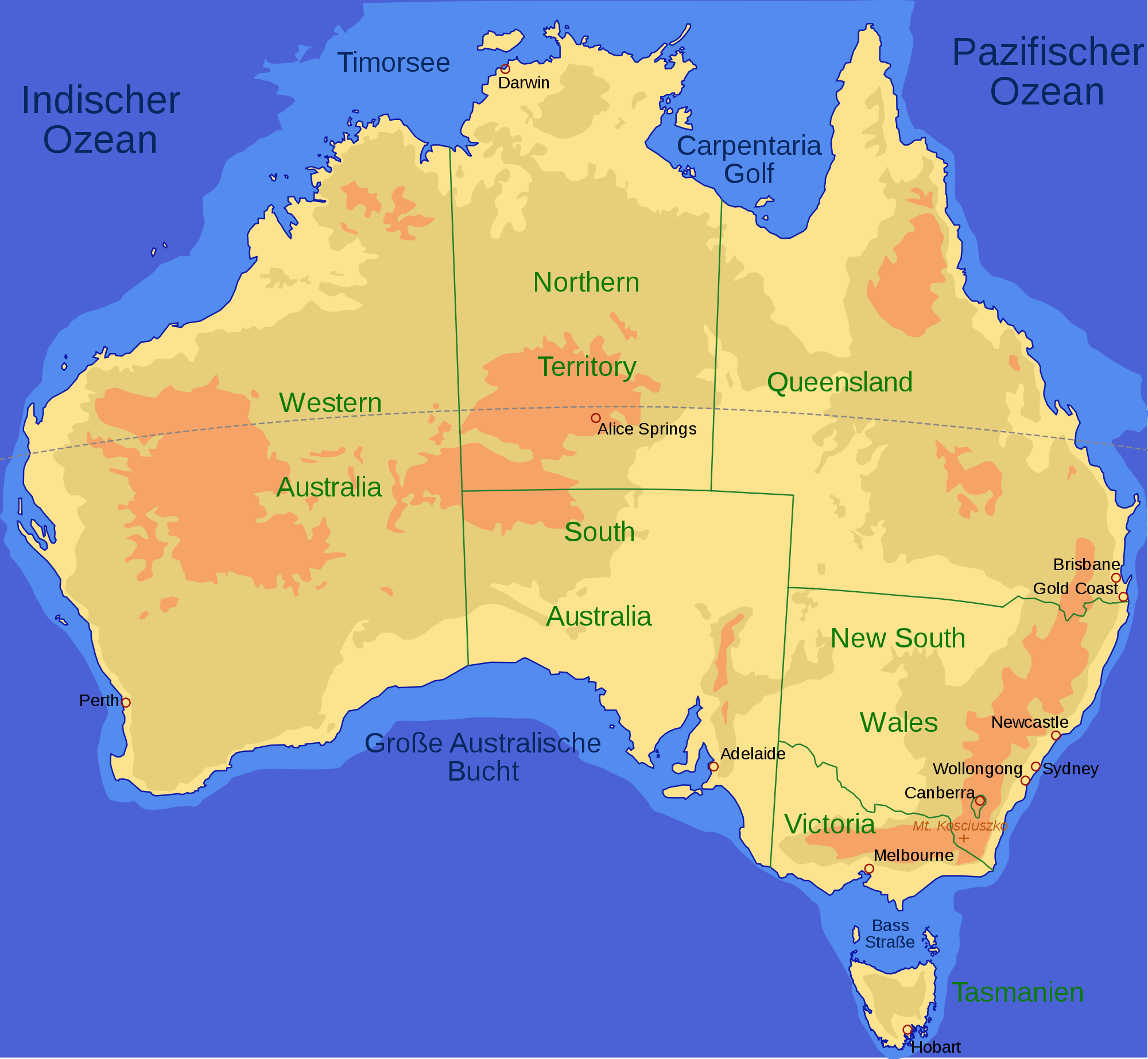 Australia Map Mapsof
